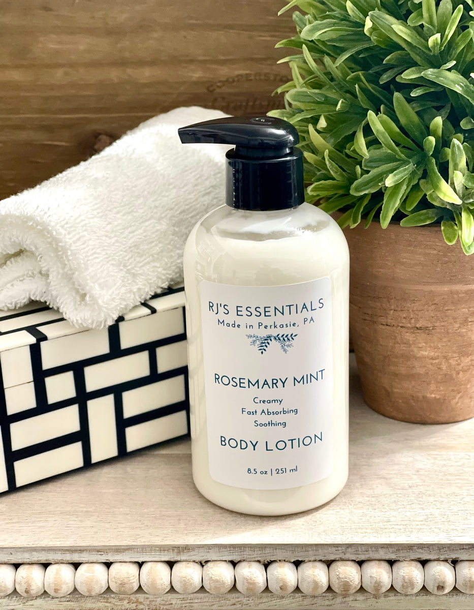 Rosemary Mint Lotion – RJ's Essentials